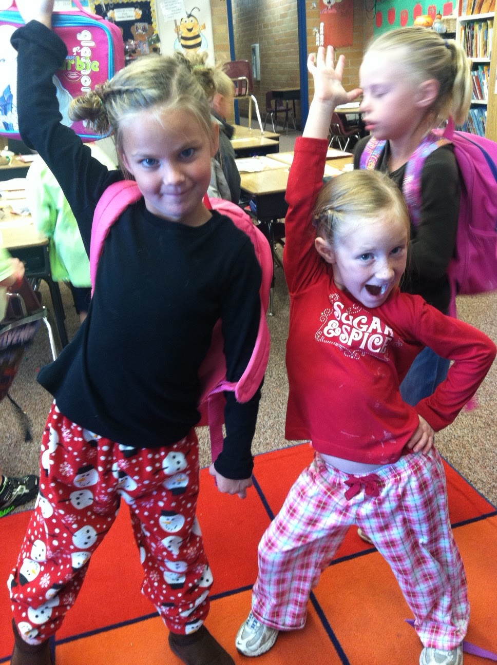 First Grade Buzz: Pajama & Movie Day!