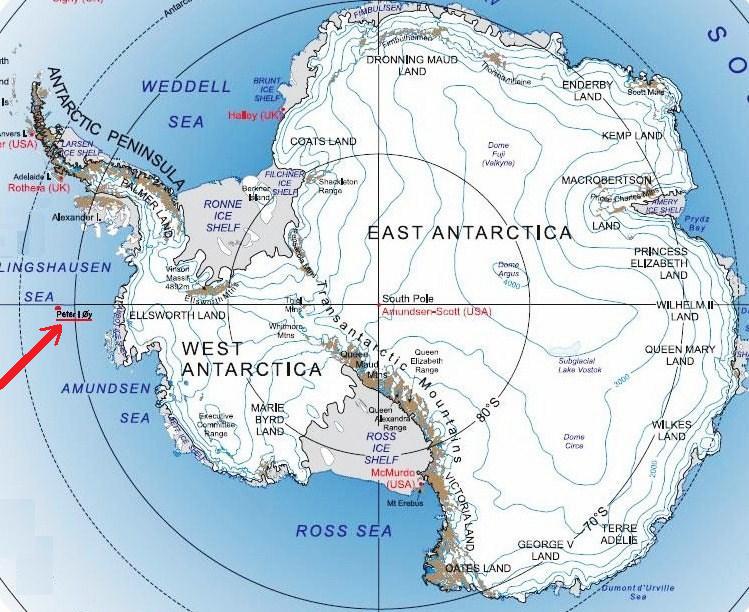 Ultima Thule: The Norwegian Island of Peter I - a gloomy nobody's land ...