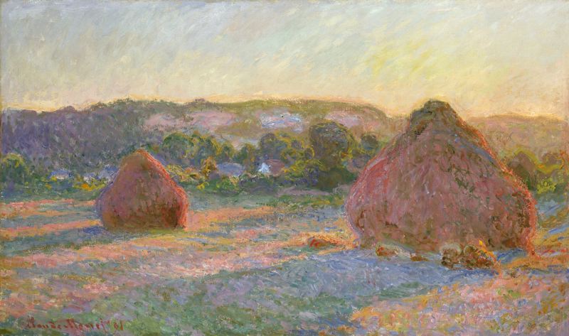 J Martin's Homework Blog: Monet's "Haystacks" at Art Institute of ...