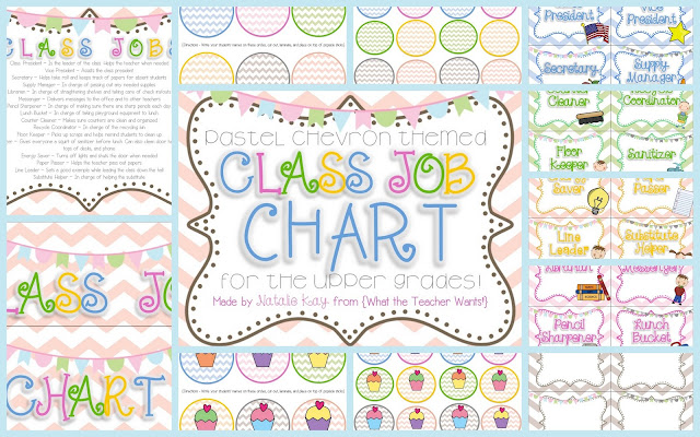 Classroom Cleaners Chart
