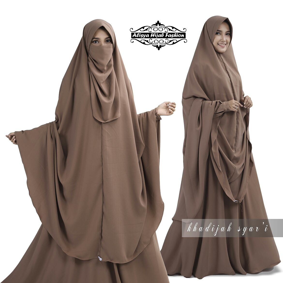 Khadijah Syari by Alisha Hijab Fashion | Gamis Syari Original Najwa ...