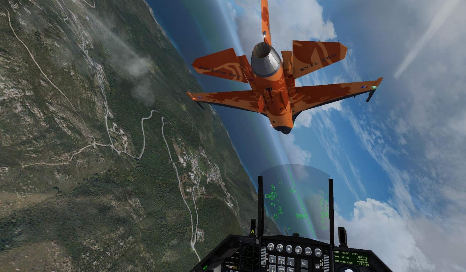 Grimreapers83 Homebuilt cockpit : High G turn