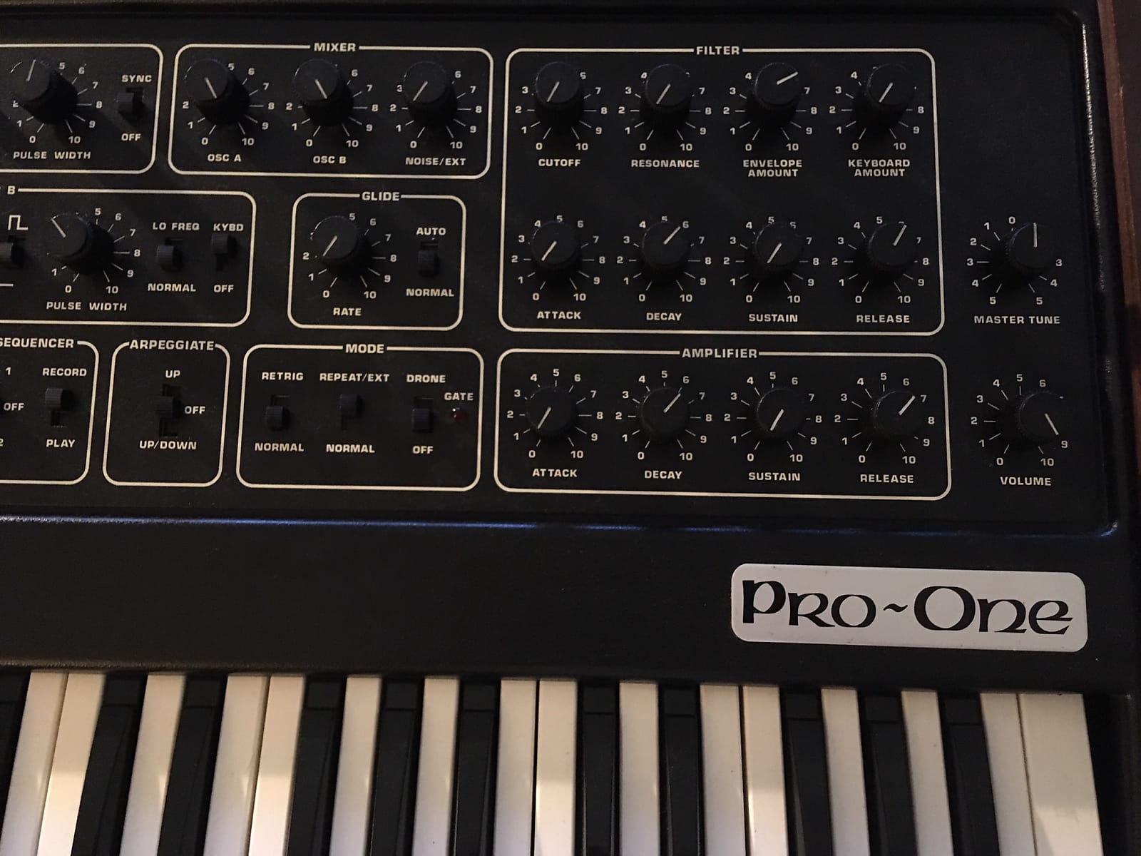 MATRIXSYNTH: Sequential Circuits Pro One Vintage Analog Mono ...