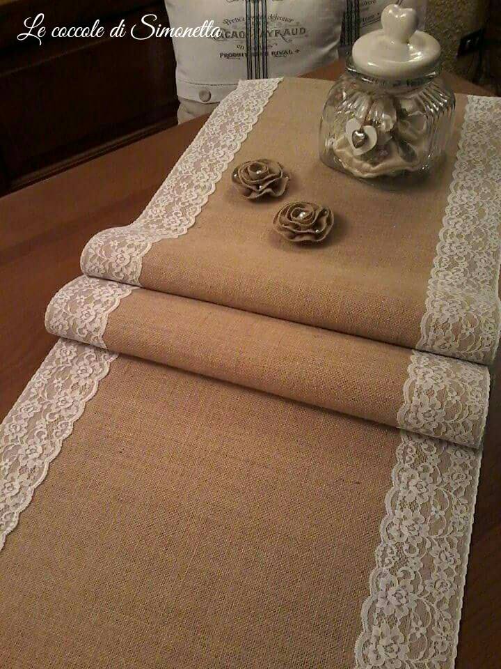 tutorial Runner di juta! conosciamo l'artista: Simonetta Santinato ...