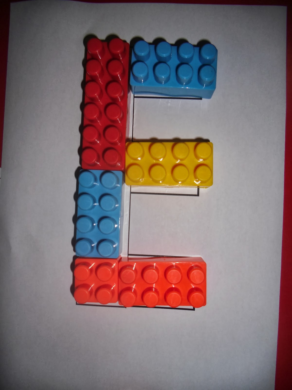 La jirafa: 193 - Letras con bloques de construcción