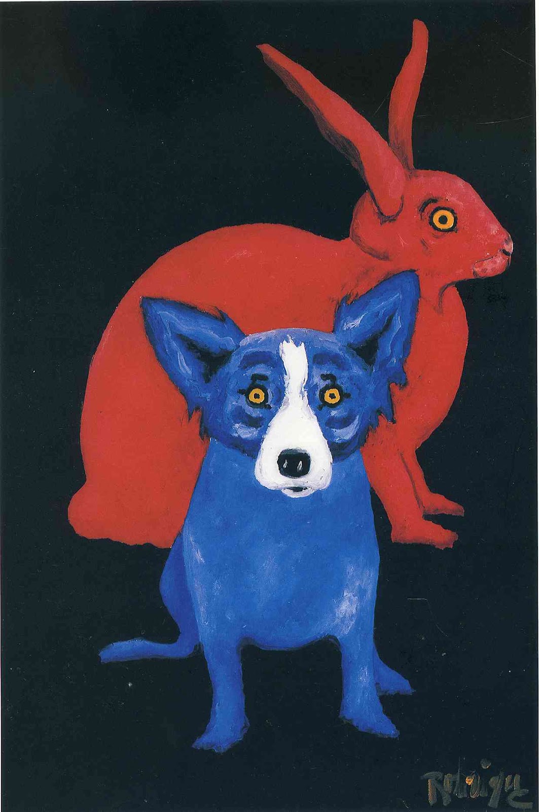 ART NOWA: George Rodrigue blue dog