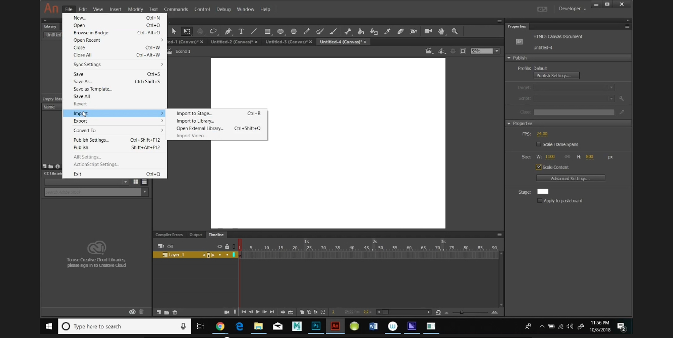 The Helpful Art Teacher Adobe Animate An Introduction Creating Animations 101