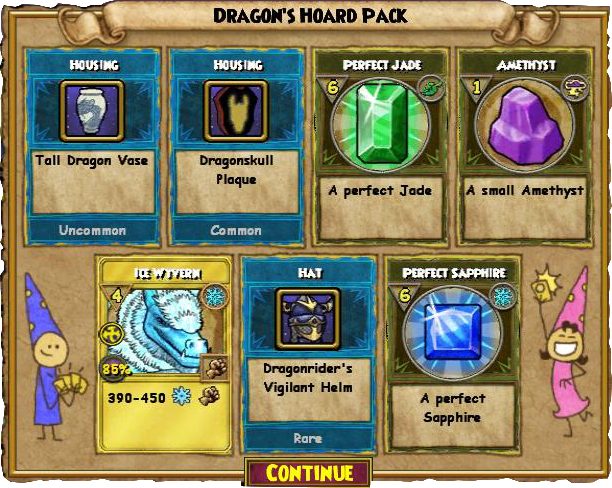 Wizard101 Dragon's Hoard Pack Review - Swordroll's Blog | Wizard101 ...