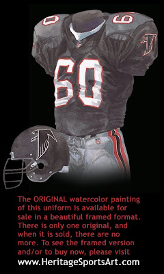 Atlanta Falcons Uniform and Team History | Heritage Uniforms and ...