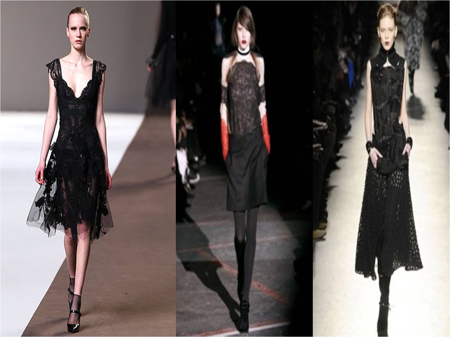 Gothic Beautiful Diva: El mejor look de las pasarelas...El Look Gotico
