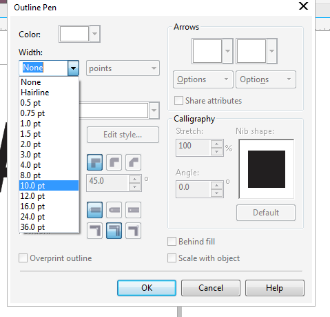 Cara Membuat Outline Pada Corel Draw Dengan Outline Pen Tool - DESAIN TEKNO