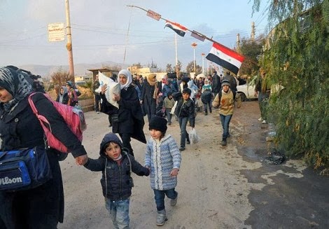 [Foto] Ratusan Keluarga di Pedesaan Kota Damaskus Mulai Kembali ke ...