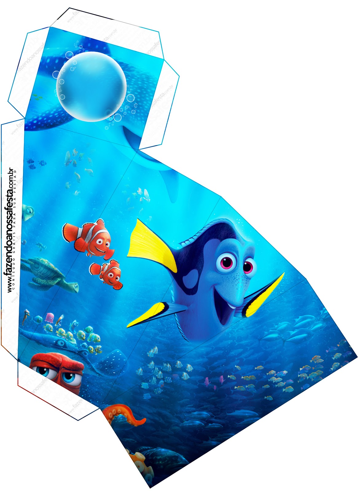 Finding Dory: Free Printable Boxes. - Oh My Fiesta! in english