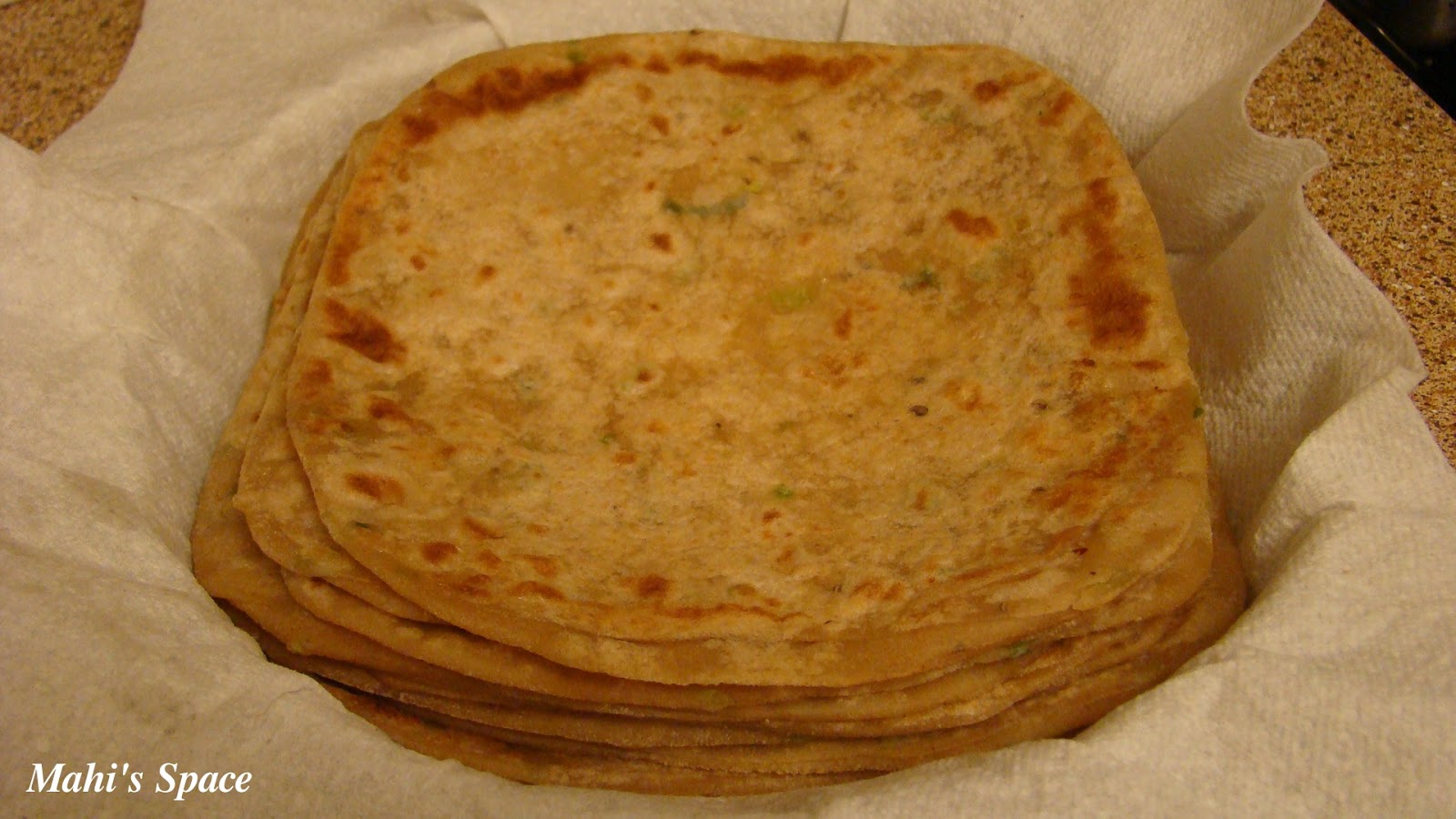 Spring Onion Paratha ~ Mahi's Kitchen