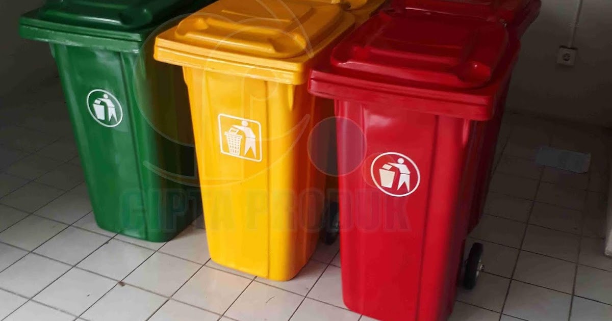 Tempat sampah model sulo roda 120 liter