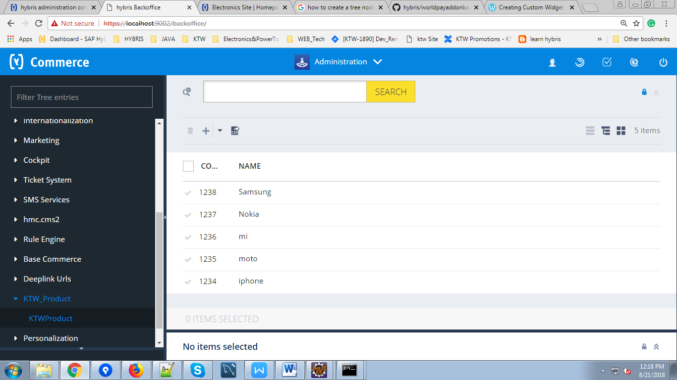 Hybris Tutorial Backoffice Customization In Hybris