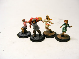 Evil Bob's Miniature Painting: 28mm Commission: Various Pulp Figures