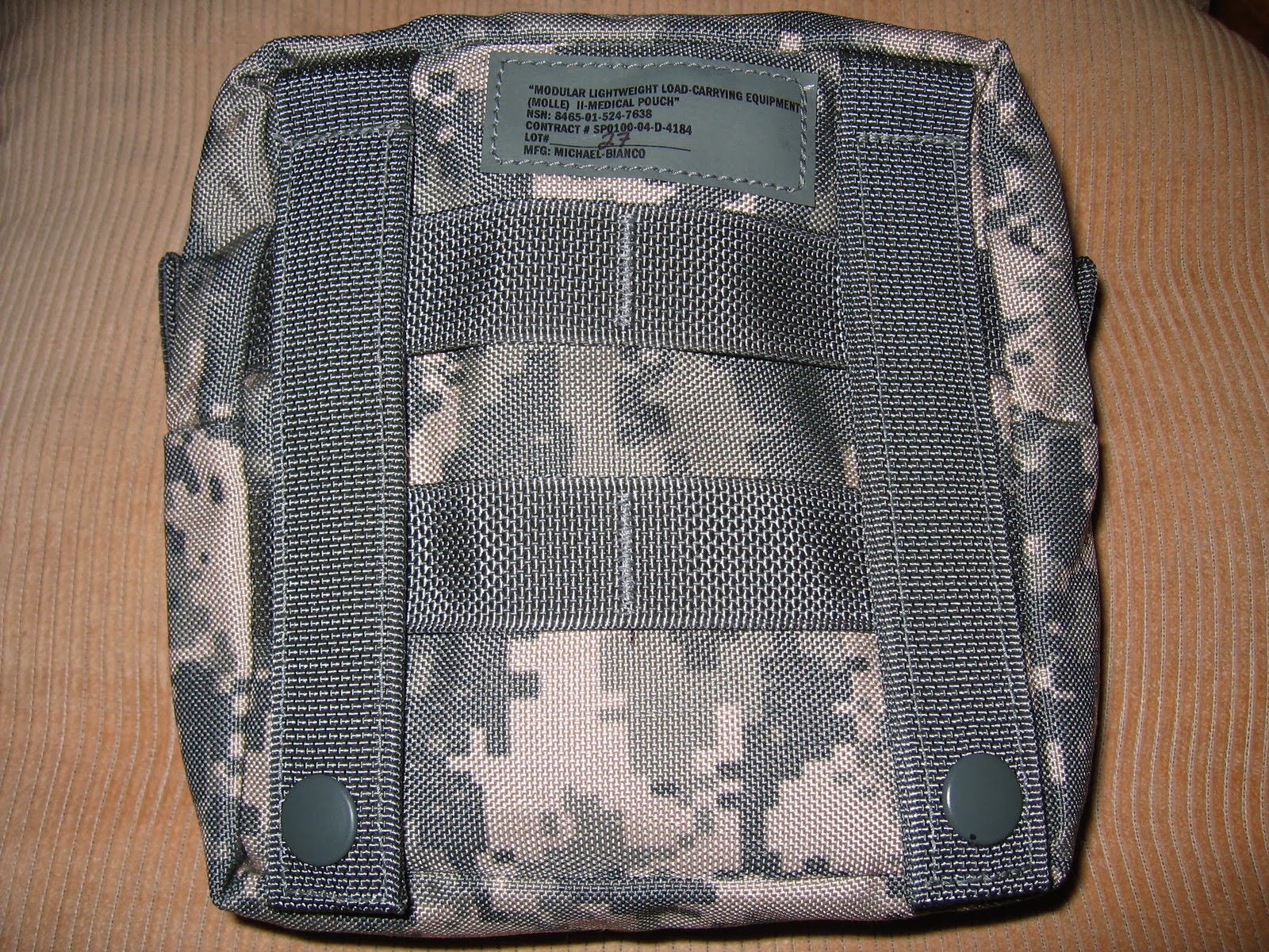 Webbingbabel: MOLLE II External Medical Pouch ACU