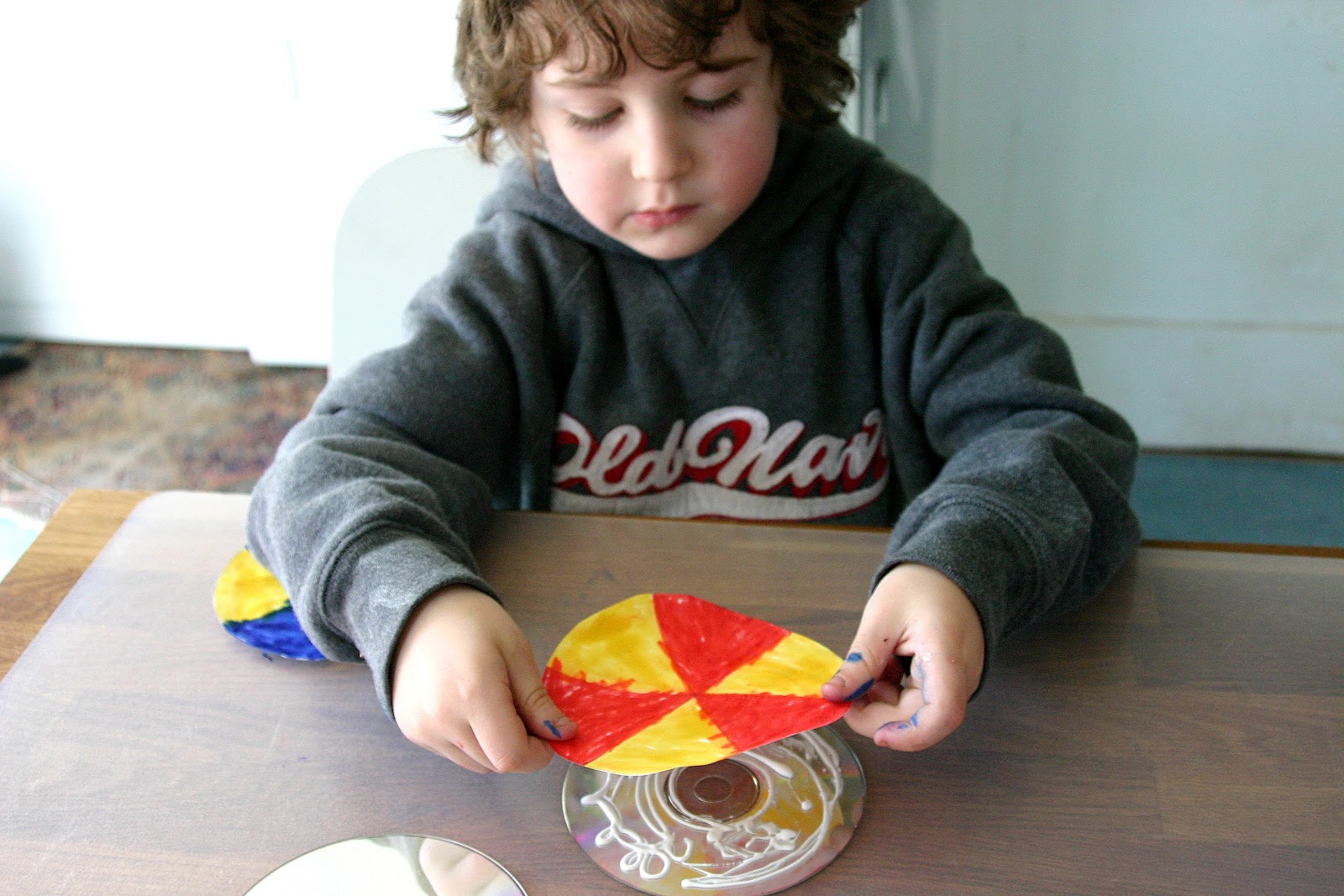 Mama's Little Muse: CD Color Spinners: basic color theory explored