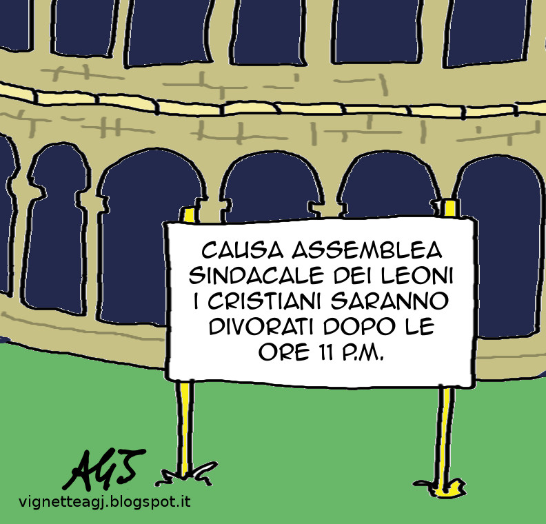 Vignette di AGJ: Sciopero al Colosseo