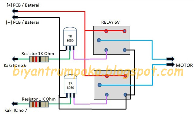Biyant Rumpoko: RELAY KEMUDI UNTUK RC QD - 2
