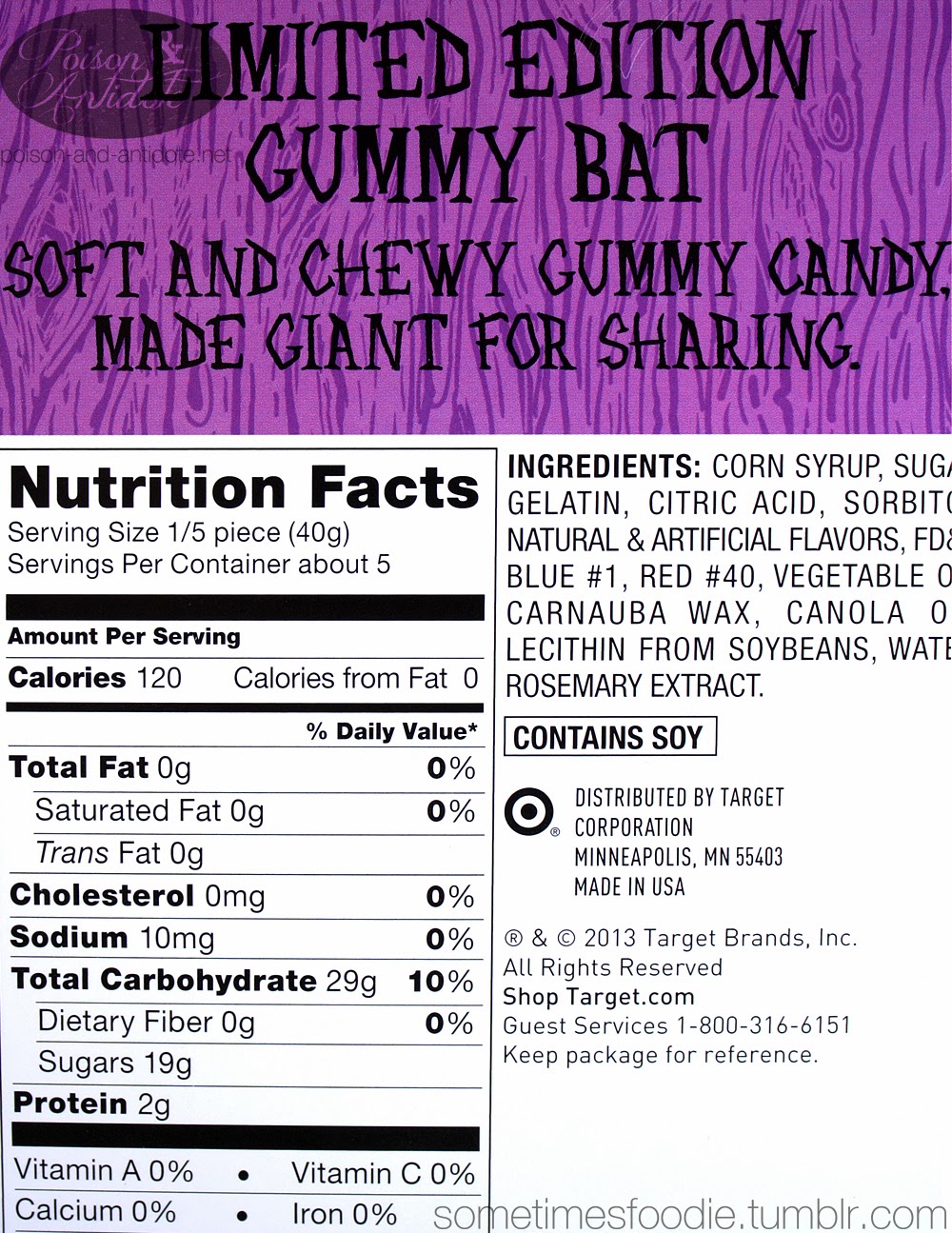 Sometimes Foodie: Gummy Bat - Target - Riverside, NJ