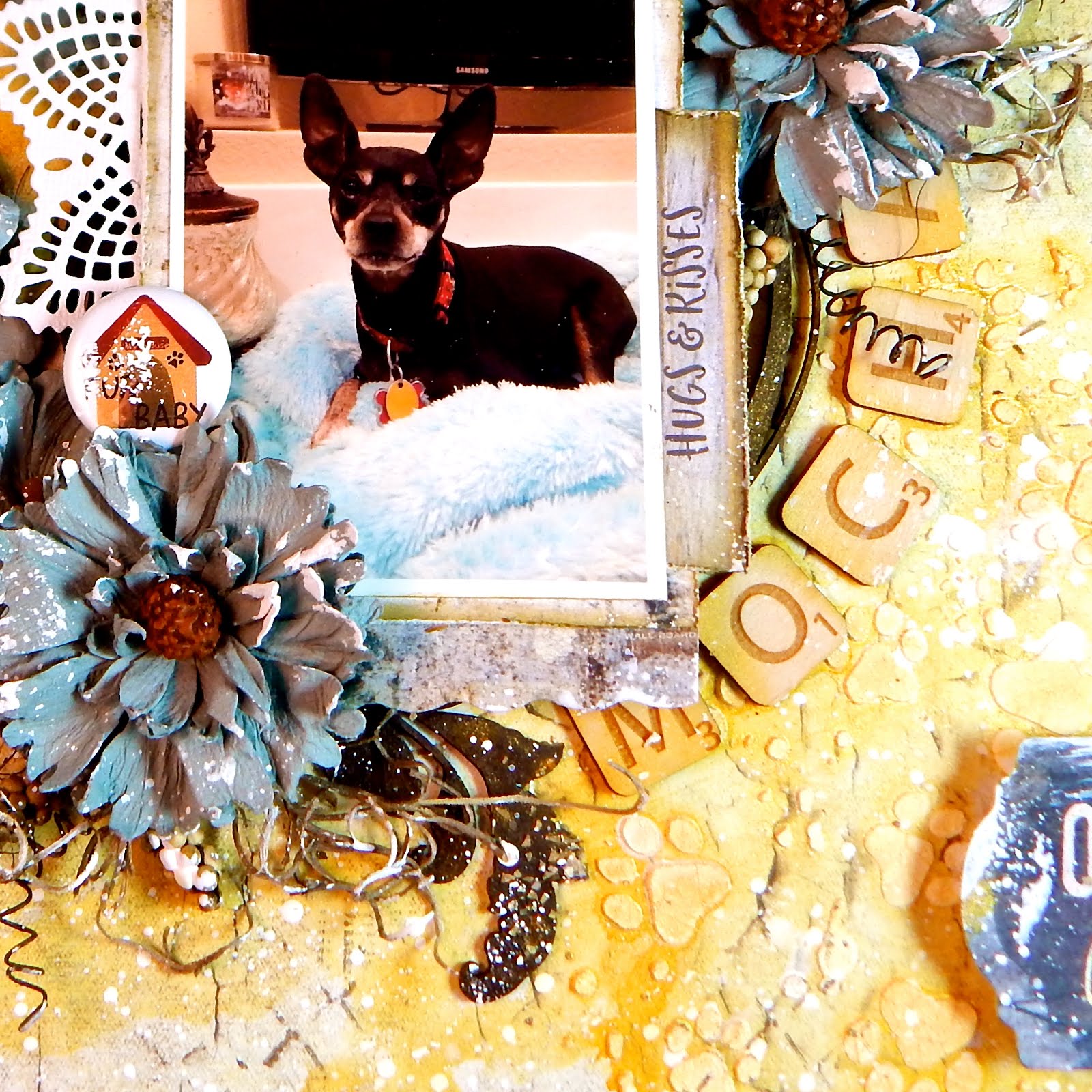 Soft Side of Sandi: Mocha ~ Best Dog Ever with Creative Embellishments