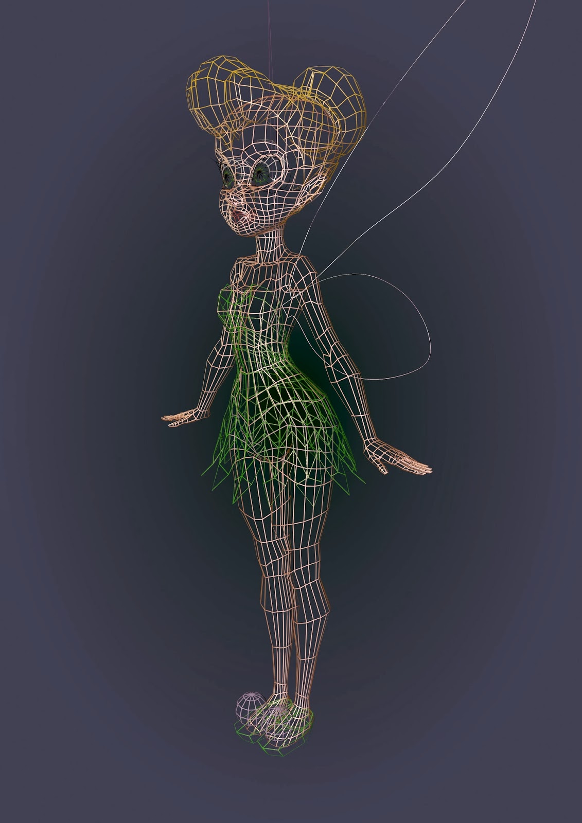 PJK Animation: Tinker Bell 3D Model