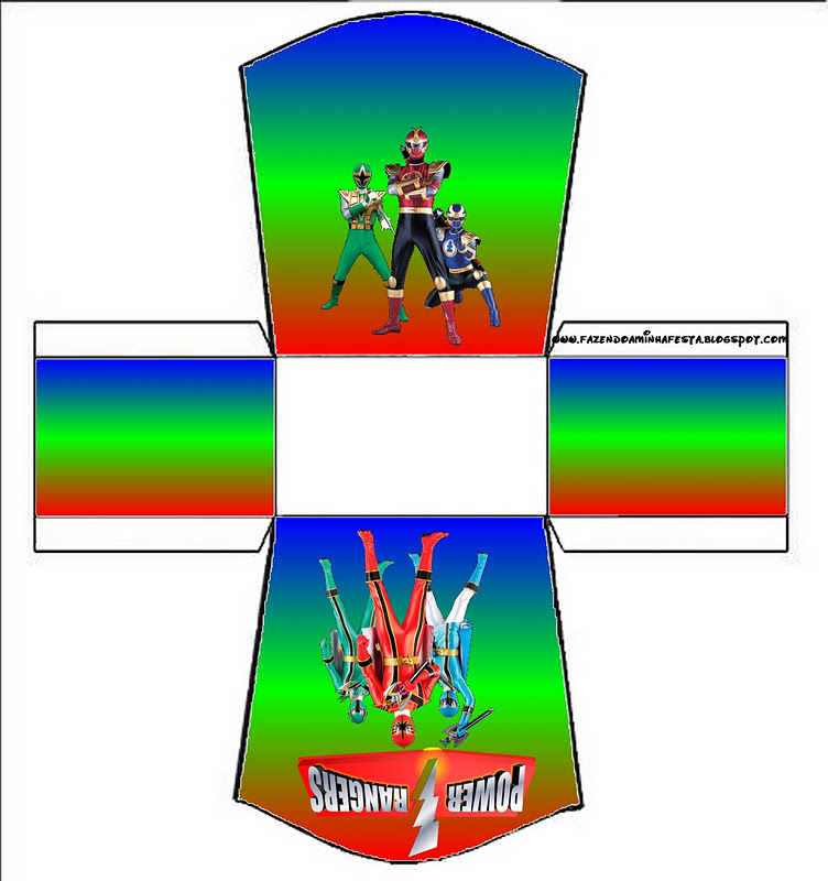Power Rangers: Free Printable Boxes. - Oh My Fiesta! in english