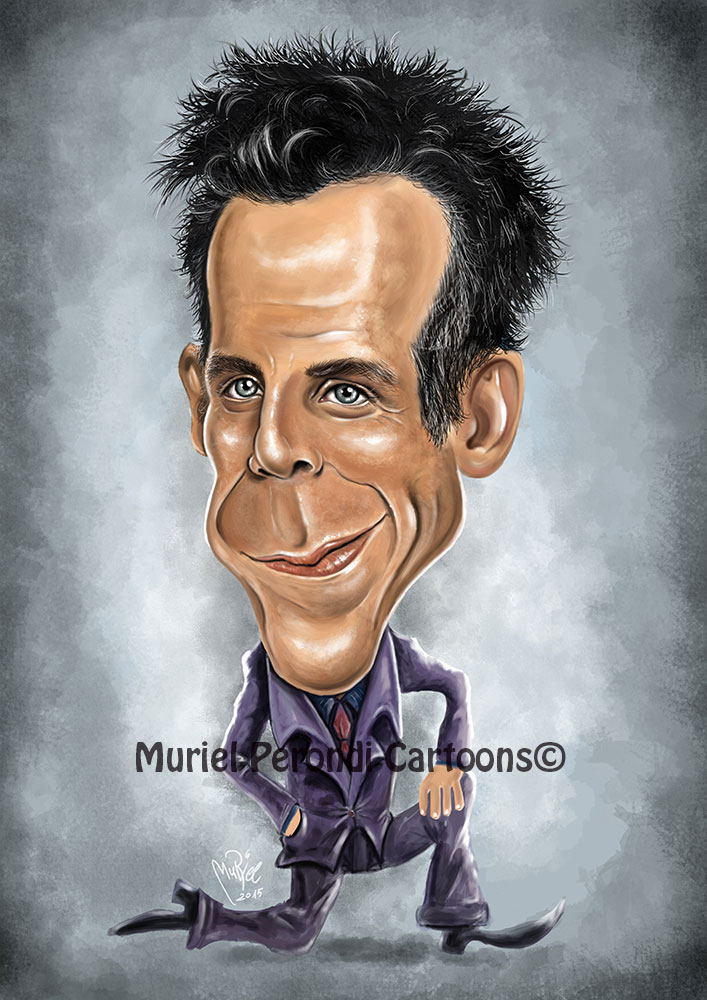 L'arte... non la metto da parte!: Ben Stiller caricatura