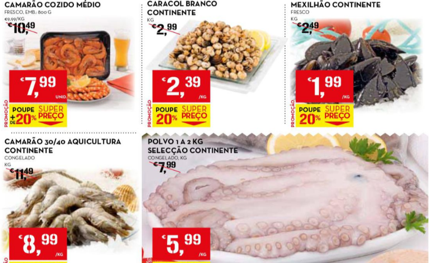 Novas Promoções : Promoções Continente - Peixe Super Fresco