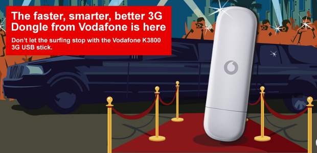 Technology World: Vodafone launches K3800 high speed 3G dongle