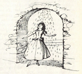 rapunzel jumped : Frau Holle / Mrs Hell (this is Grimms)