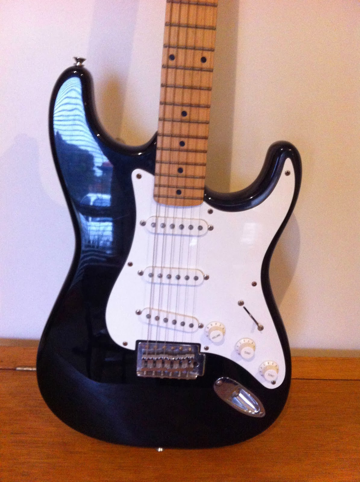 Daion Guitars Down Under: Black Daion Performer with Maple Neck on Ebay ...