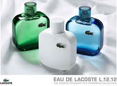 LACOSTE has introduced a new perfume range called " Eau de Lacoste