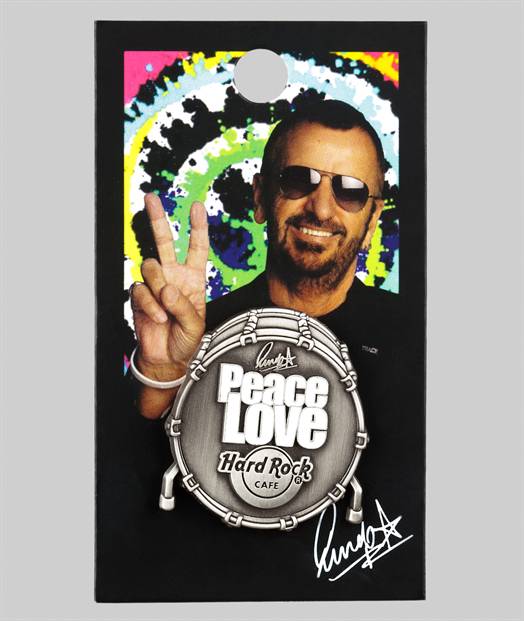 Beatles Forever!: Ringo Starr, a T-Shirt do Hard Rock Café - Peace Love ...
