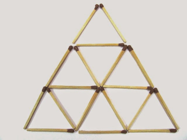 Freshers IQ: How many triangles? # Stick Puzzle
