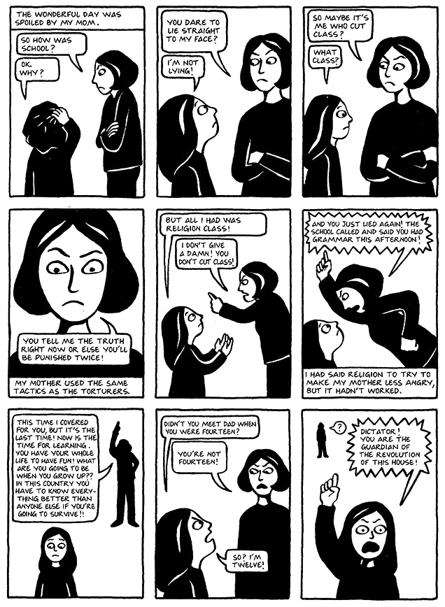 Read Persepolis 1, Section 15: The Cigarette, Page 111
