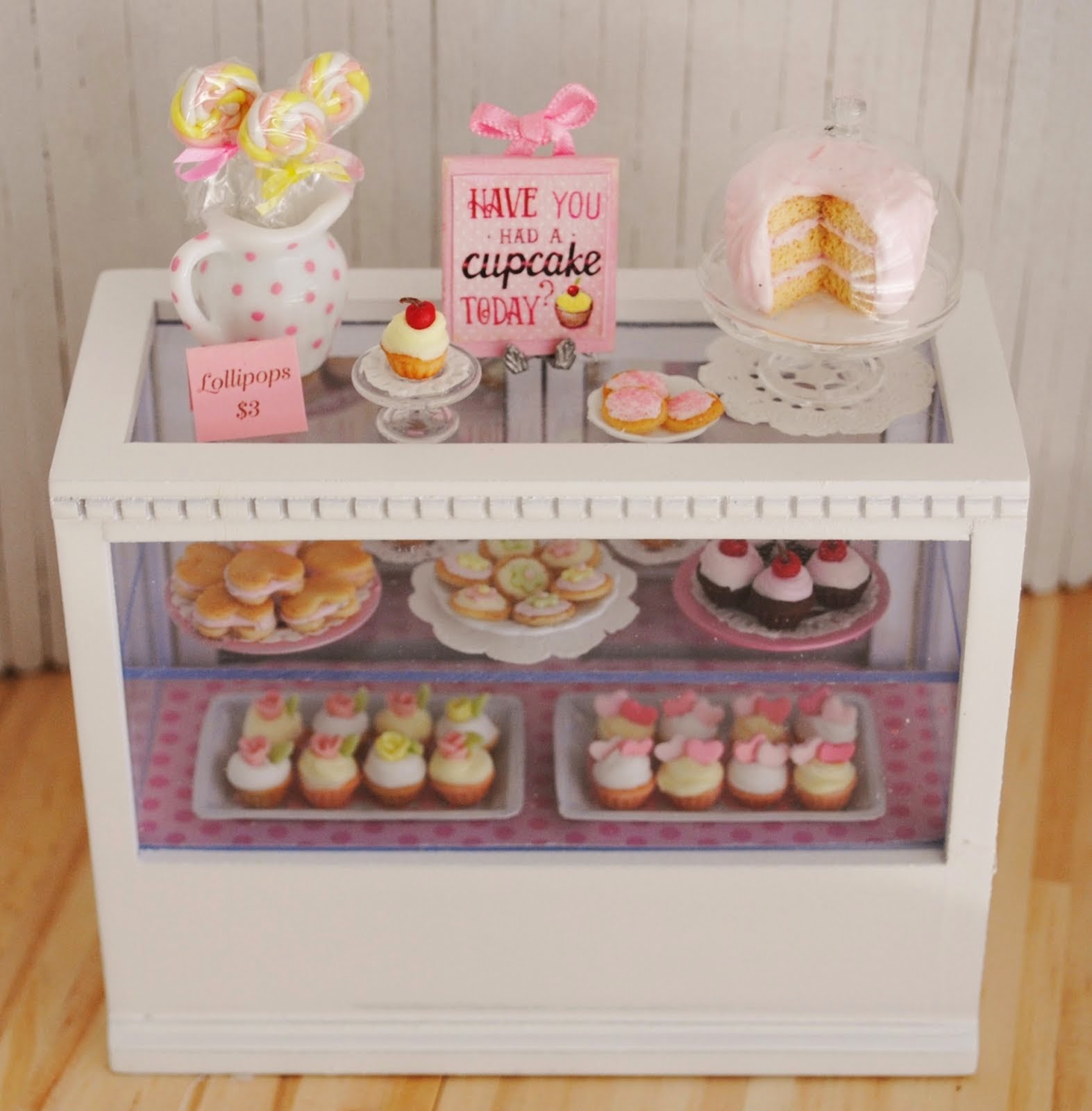 Little Things By Anna: Miniature Bakery Case Filled With Sweets...