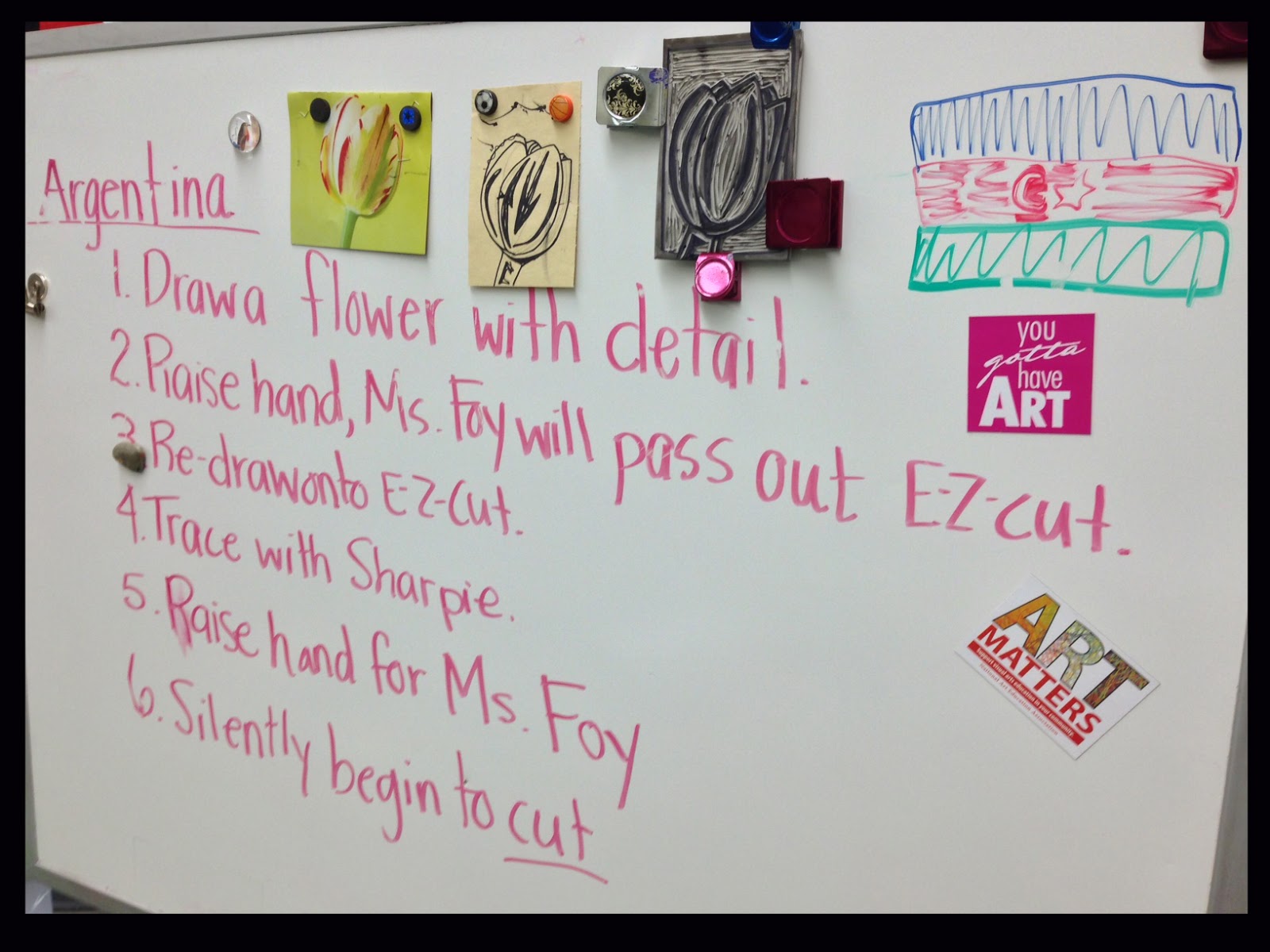 Organized Chaos: An Elementary School Art Room: Diving into Printmaking!