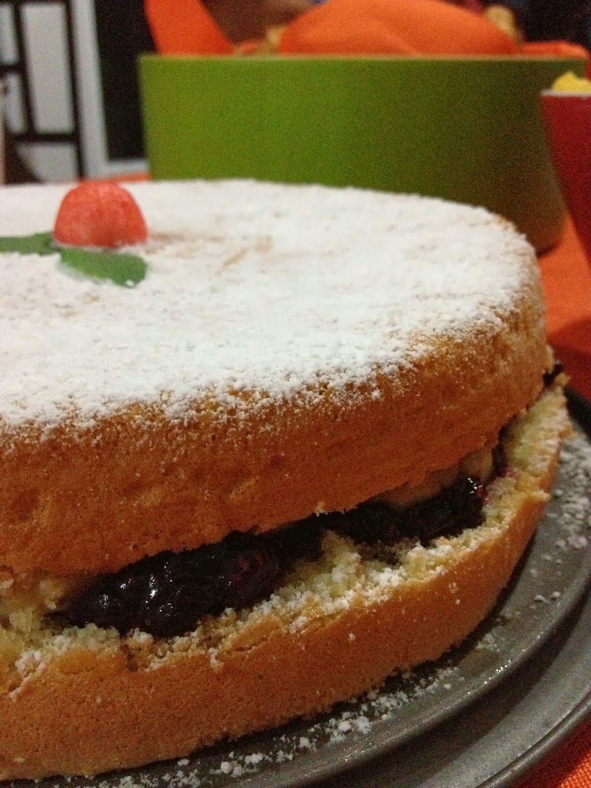 La génoise aux fruits rouges