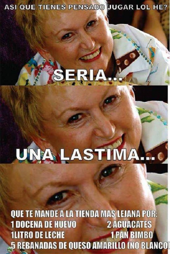 Nuevos Memes: Sería una lástima que...