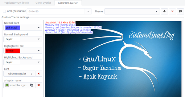 Grub Customizer Nedir? Nasıl Kurulur? (Ubuntu/Linux Mint) | SistemLinux.Org 🐧 🇹🇷 GNU/Linux ...