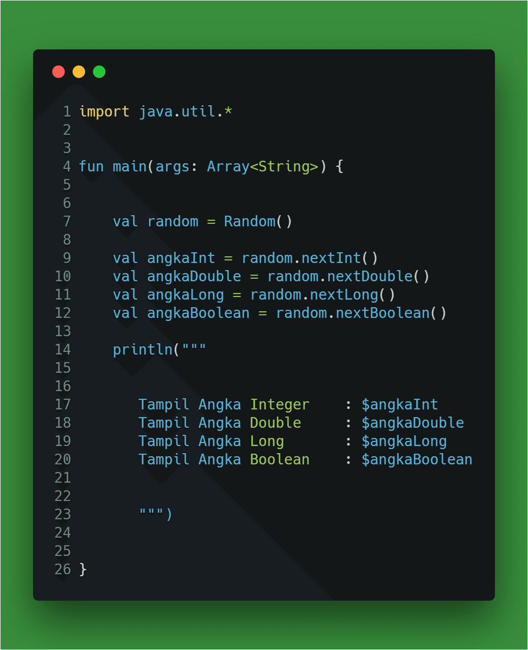 Belajar Cara Generate Angka Acak (Random Number) Di Kotlin - Java Media ...