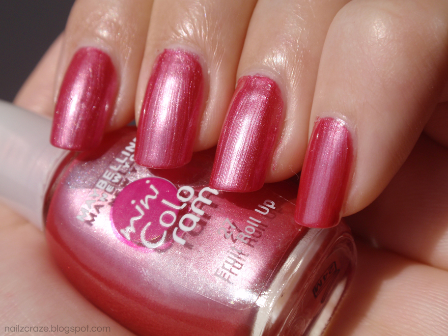 Maybelline Mini Colorama swatches: Fruit Roll Up, Peach Cocktail ...