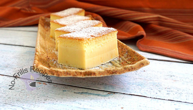 Magic Custard Cake 魔术卡士垯蛋糕