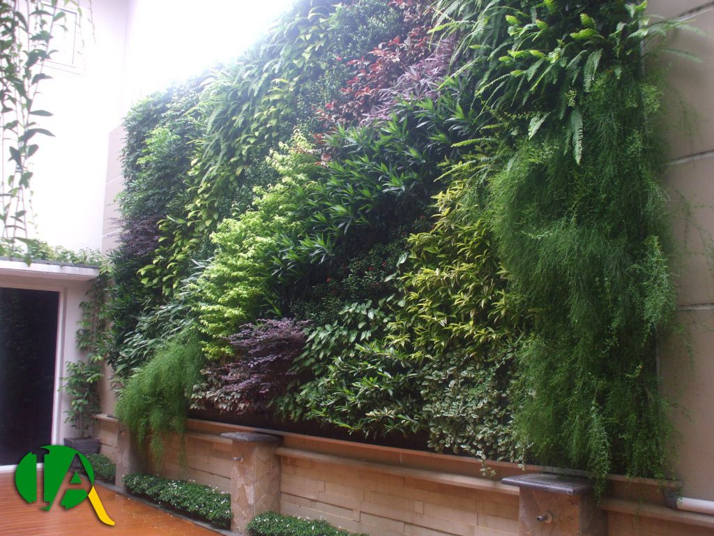 Gambar Desain Taman Vertikal (Vertical garden)