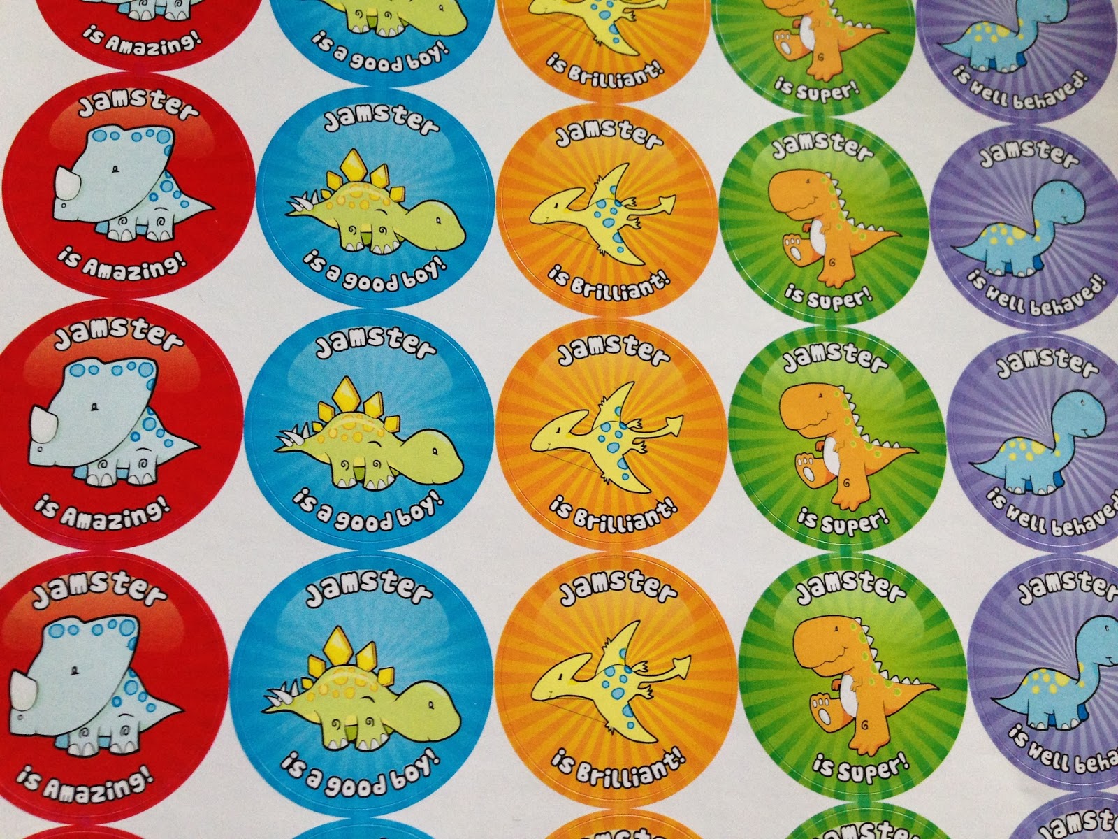 Dinosaur Reward Chart and Stickers *Review and Giveaway* | The Mini Mes ...