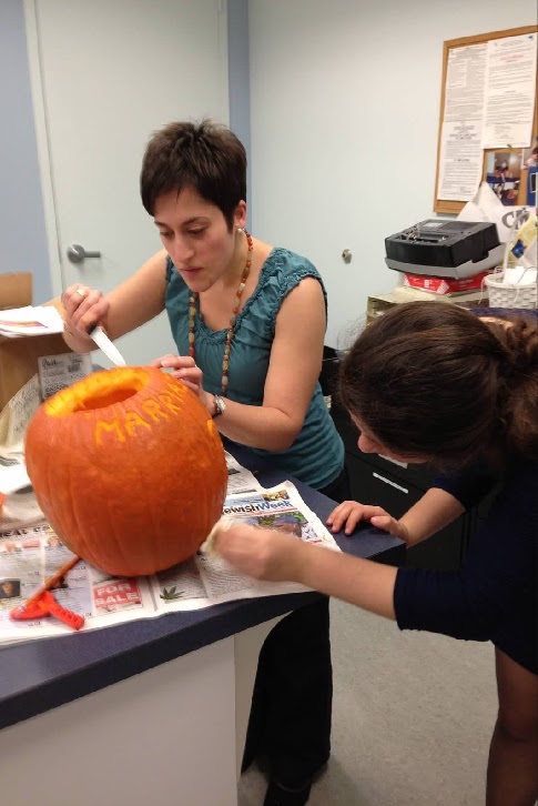 Washington Academic Internship Program: Hard at Work Carving Pumpkins