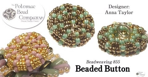 Beaded Button Tutorial to Use for Jewelry Making Projects / The Beading Gem